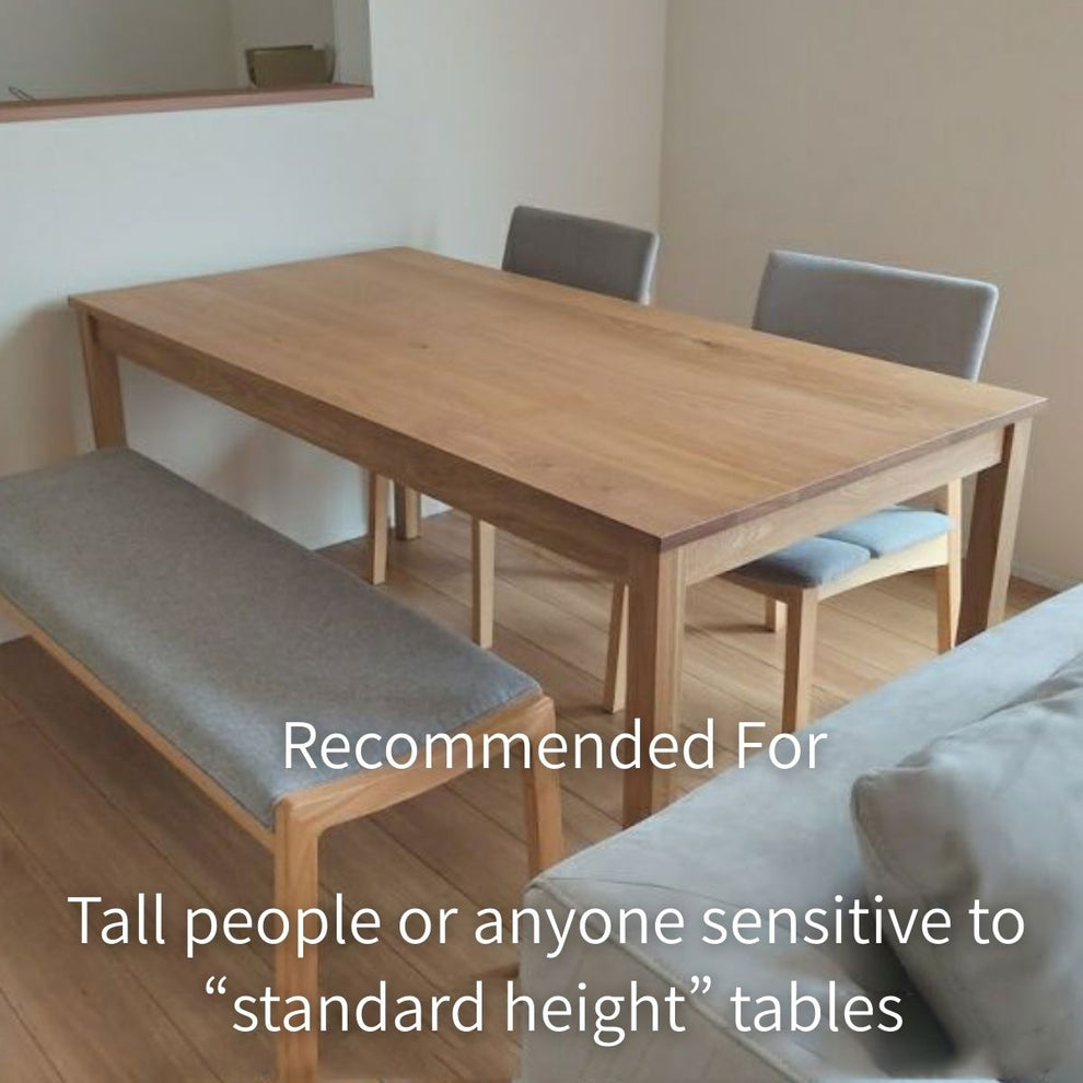 RT Solid Oak Custom Dining Table (Made in Okawa, Japan) — Made to Orde ...